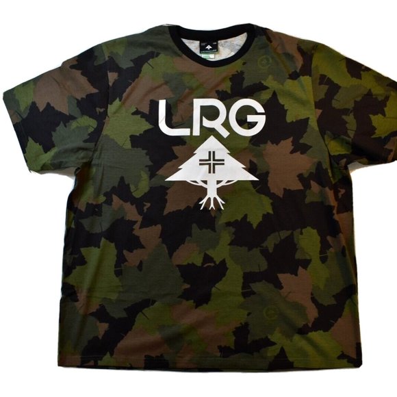 Lrg | Shirts | Lifted Research Group Lrg Mens Dark Camo Double Og Tree ...